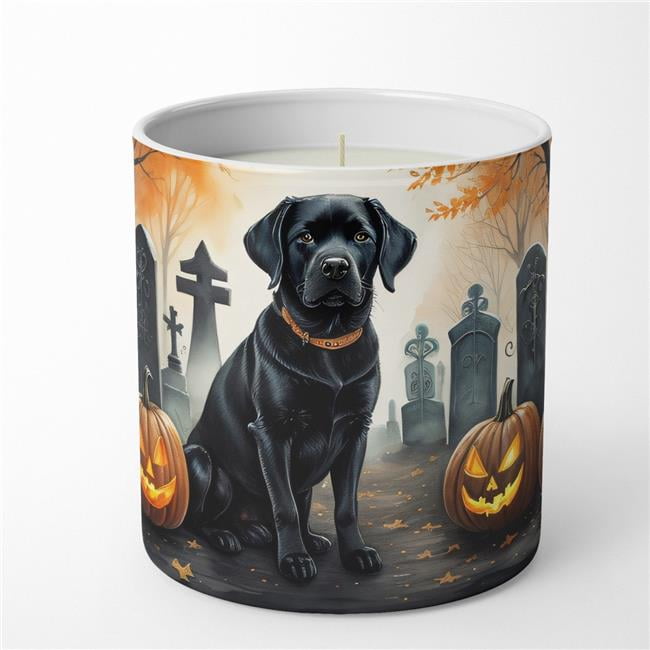 Black Labrador Retriever Spooky Halloween Decorative Soy Candle ...