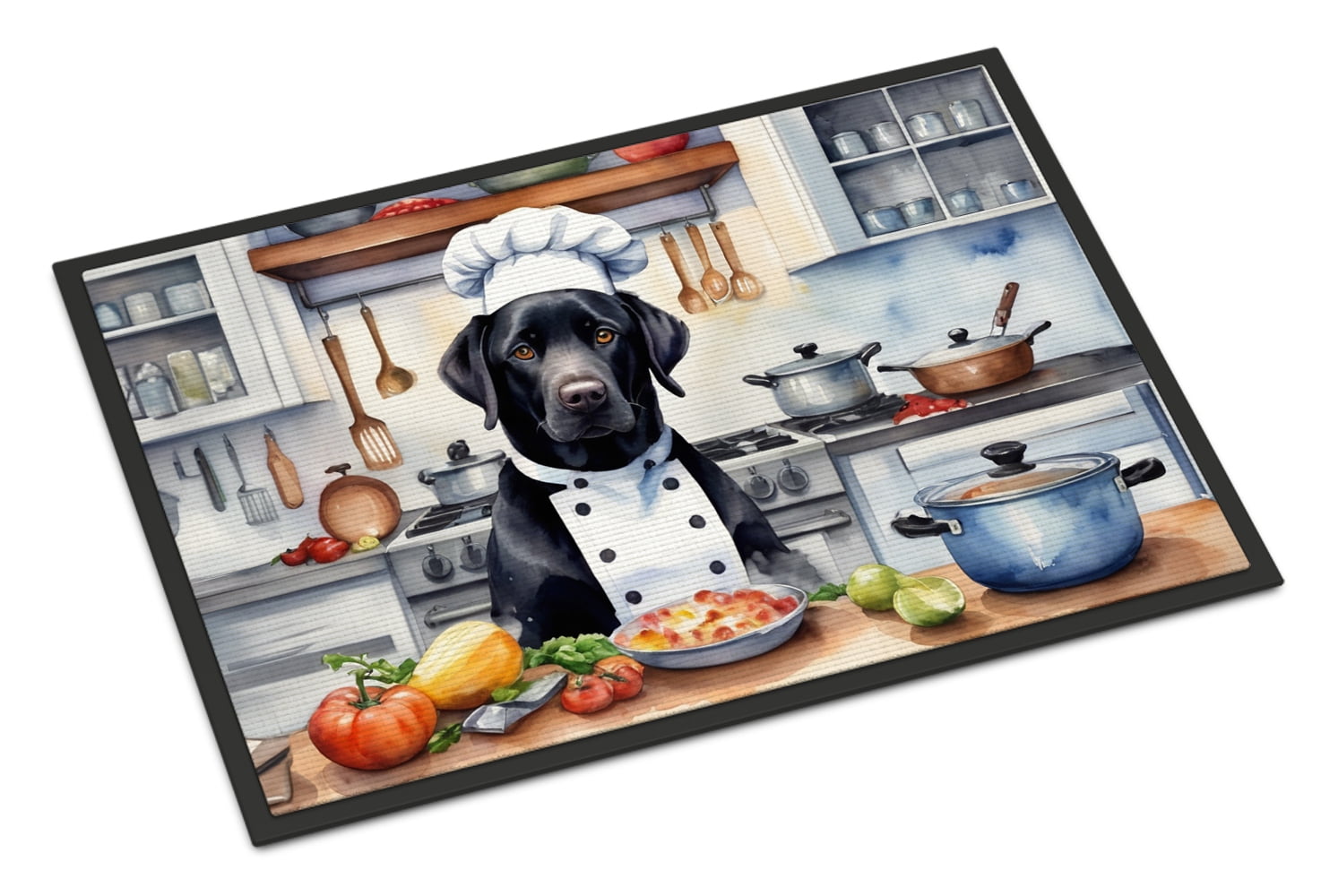 Black Labrador Retriever The Chef Doormat - Walmart.com