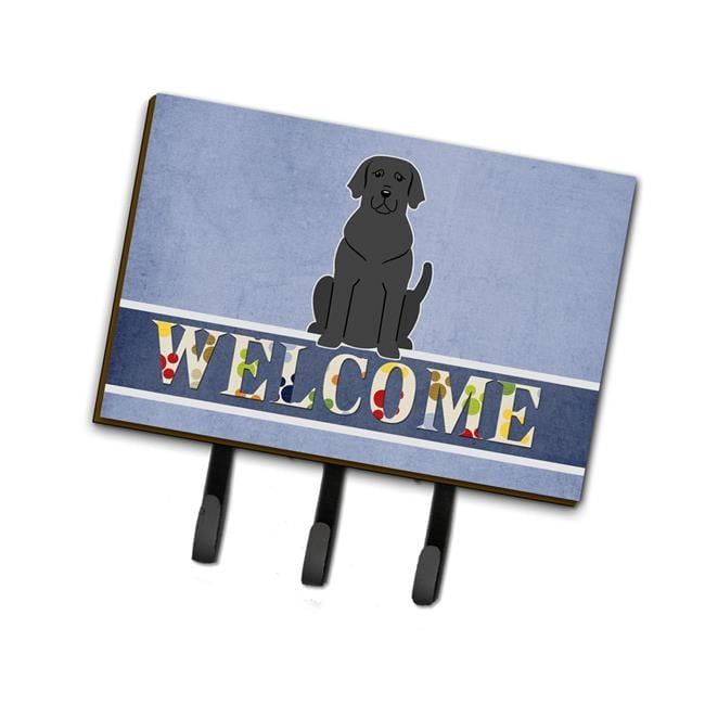Black Labrador Welcome Leash or Key Holder - Walmart.com