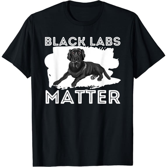 Black Labs M.atter, Labrador Retriever Lover Dog Owner T-Shirt ...