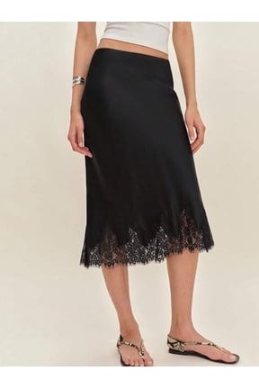 Black Satin Skirts for Women Stylish and Elegant Clothing Options
