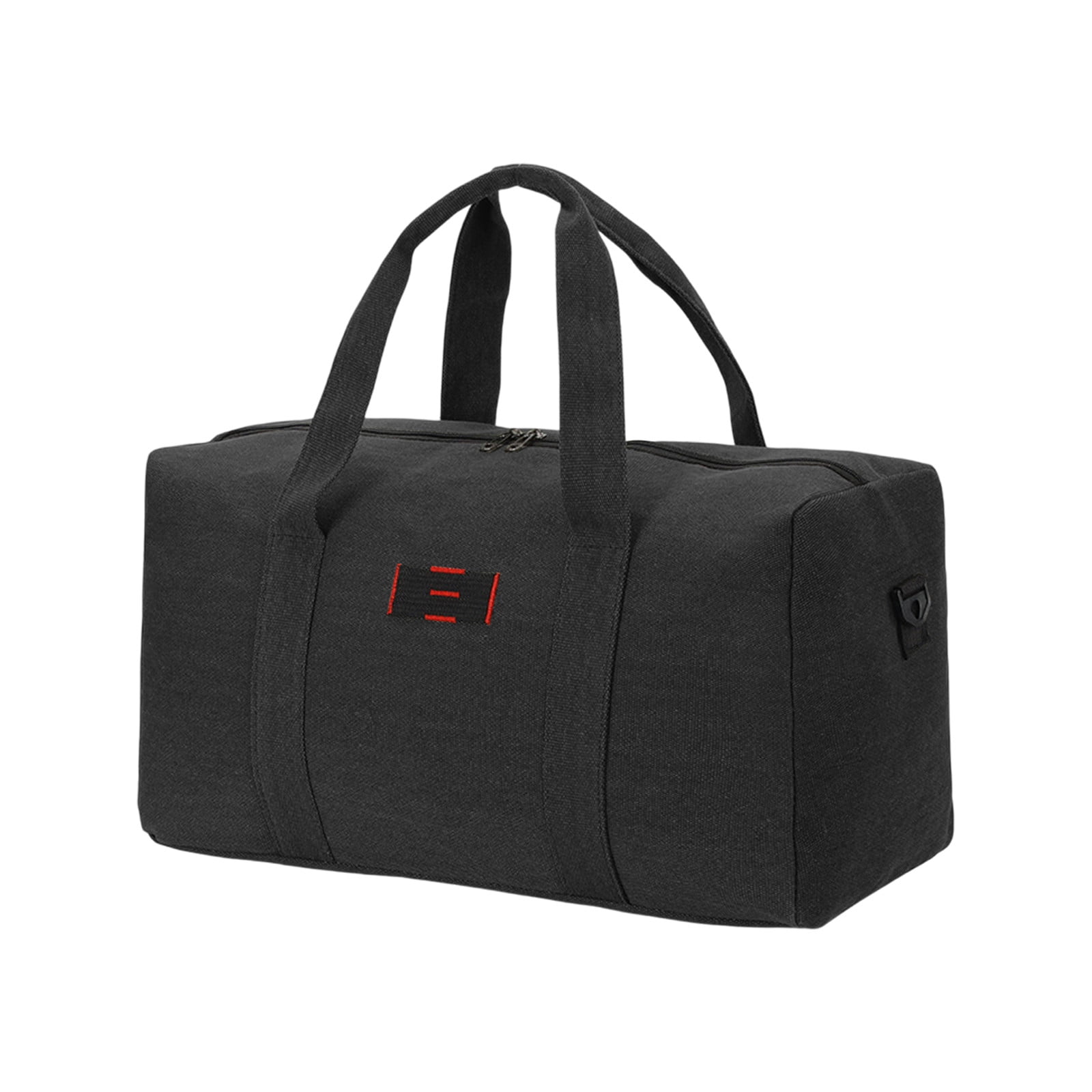 Black Large Capacity Satchel Handbag Duffel Bag Clothing Storage Bag ...