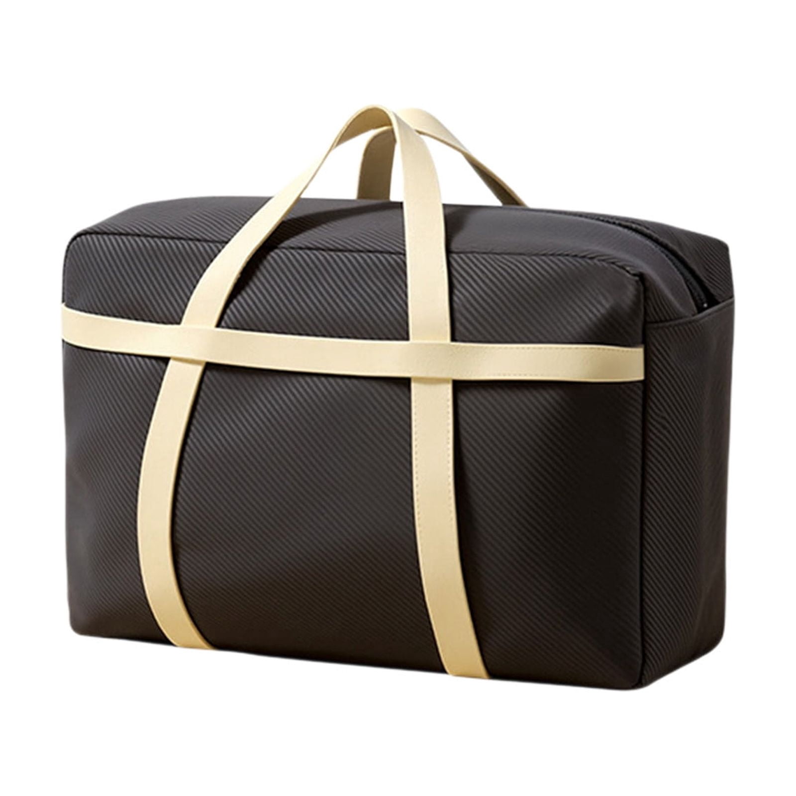 Black Large Capacity Travel Bag - Made Of Non-woven Fabric Waterproof ...