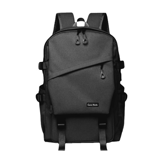 Black Large Capacity Waterproof Backpack For Campus, School, Travel ...