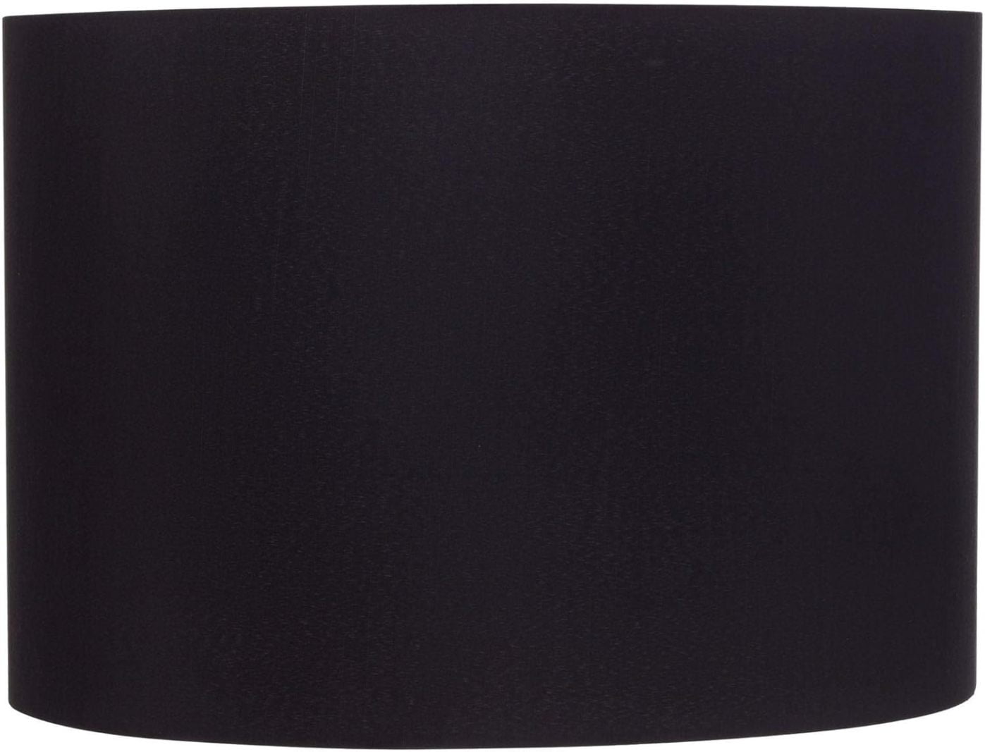 Black Large Hardback Drum Lamp Shade 16" Top x 16" Bottom x 11" High ...
