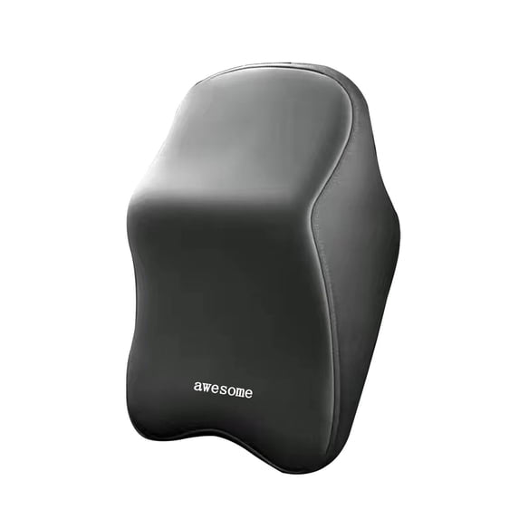 Black Large Memory Foam Car Neck Pillow Headrest Support Black For ...