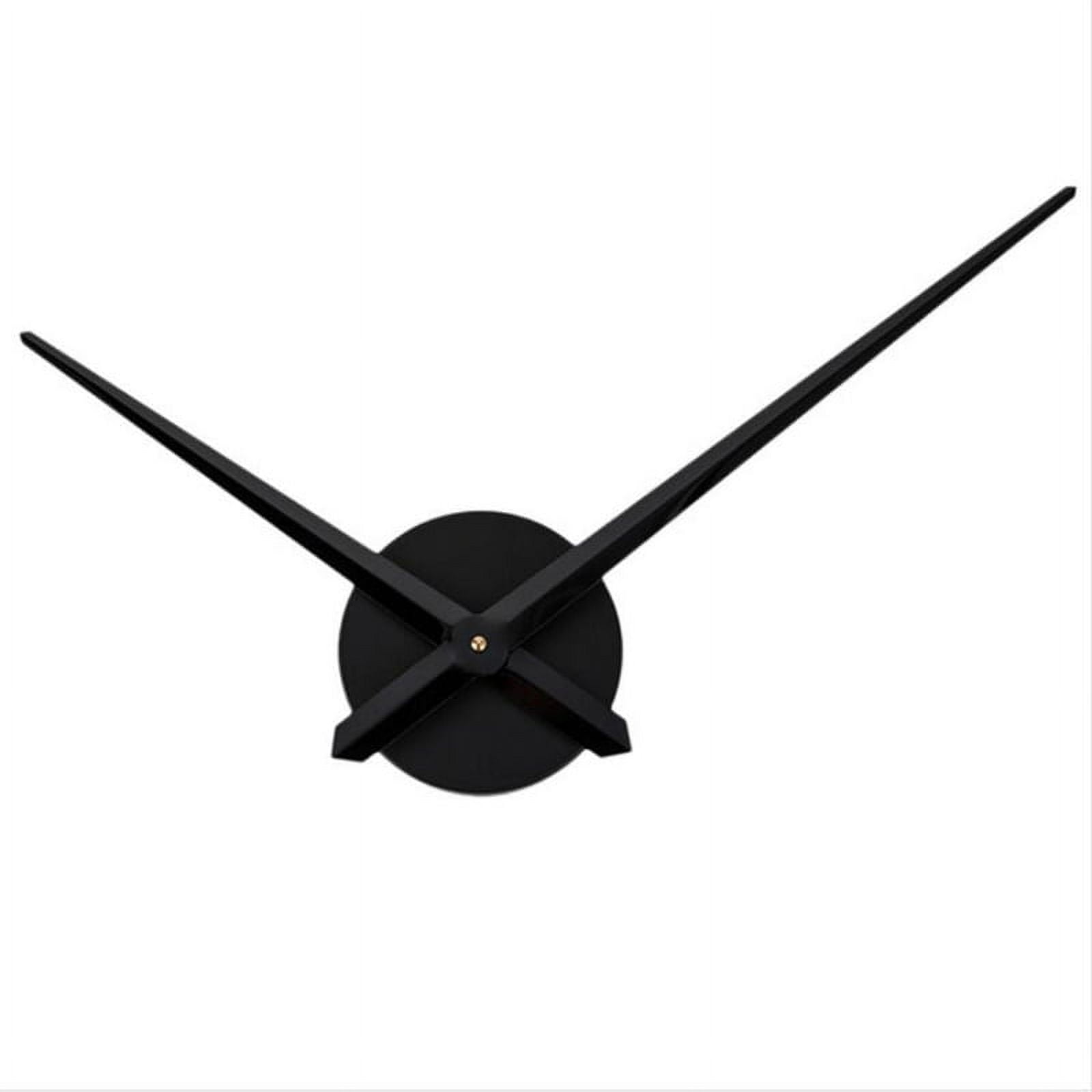 (Black) Large Quartz Mechanism Clock Needles Hands DIY Large Wall Clock ...