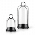 Black Large & Small 2-Piece Versatile Metal Candle Holder Set - Walmart.com