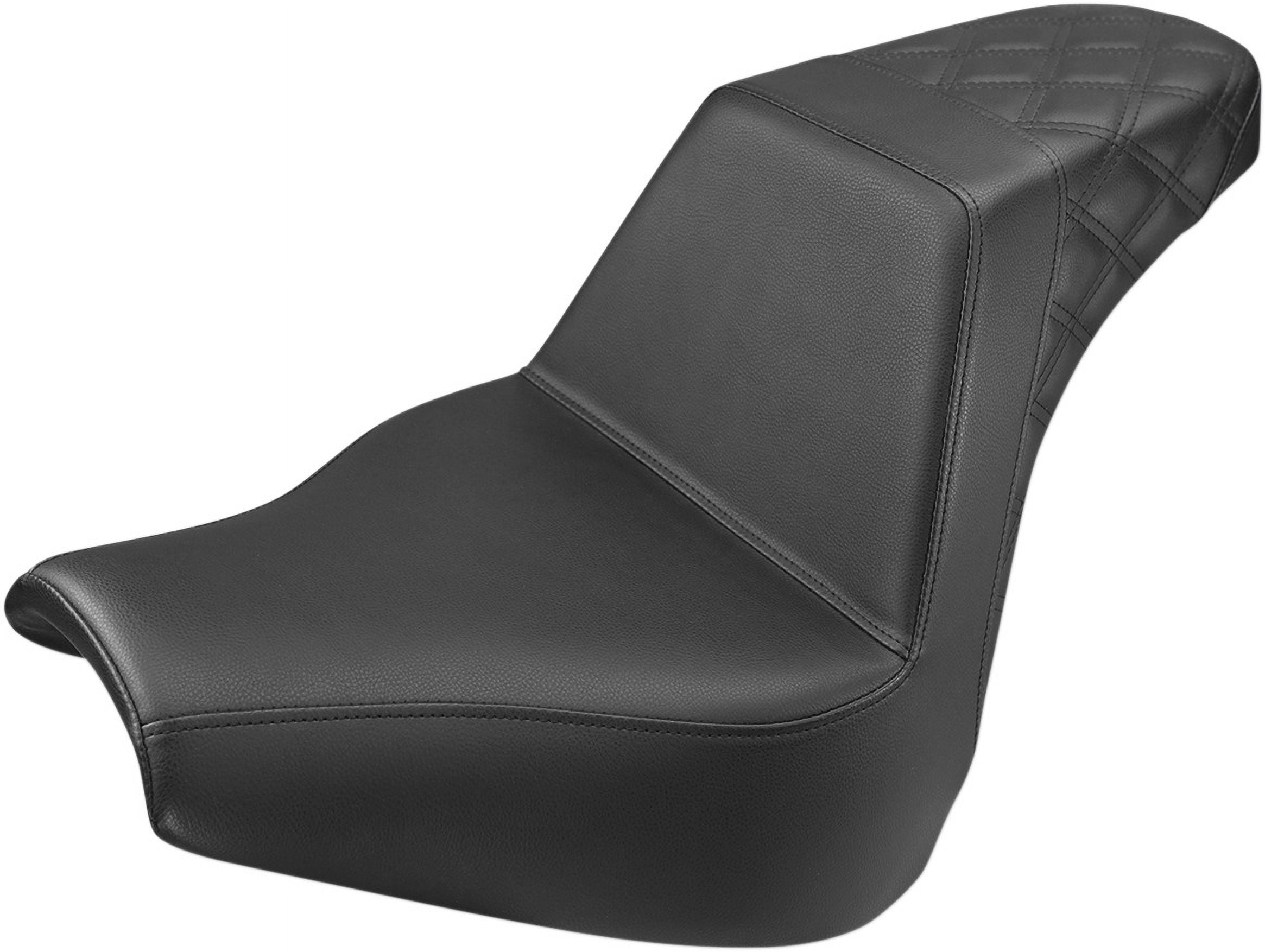 Black Lattice-Stitch Step-Up Seat - Walmart.com