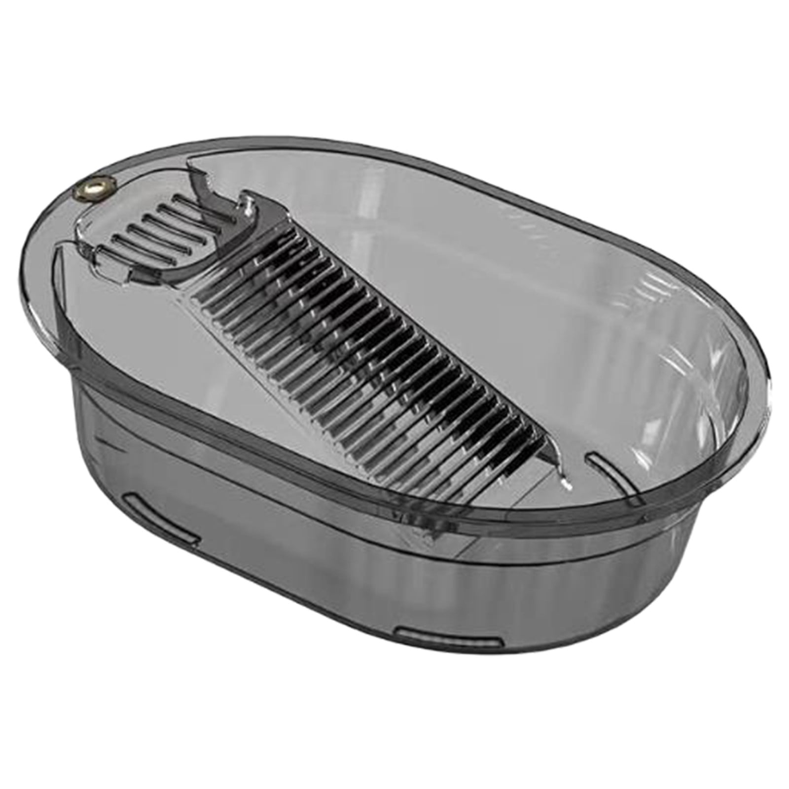 Black Laundry Tub Plastic Wash Basin with Hook Clothes Basin Washboard ...