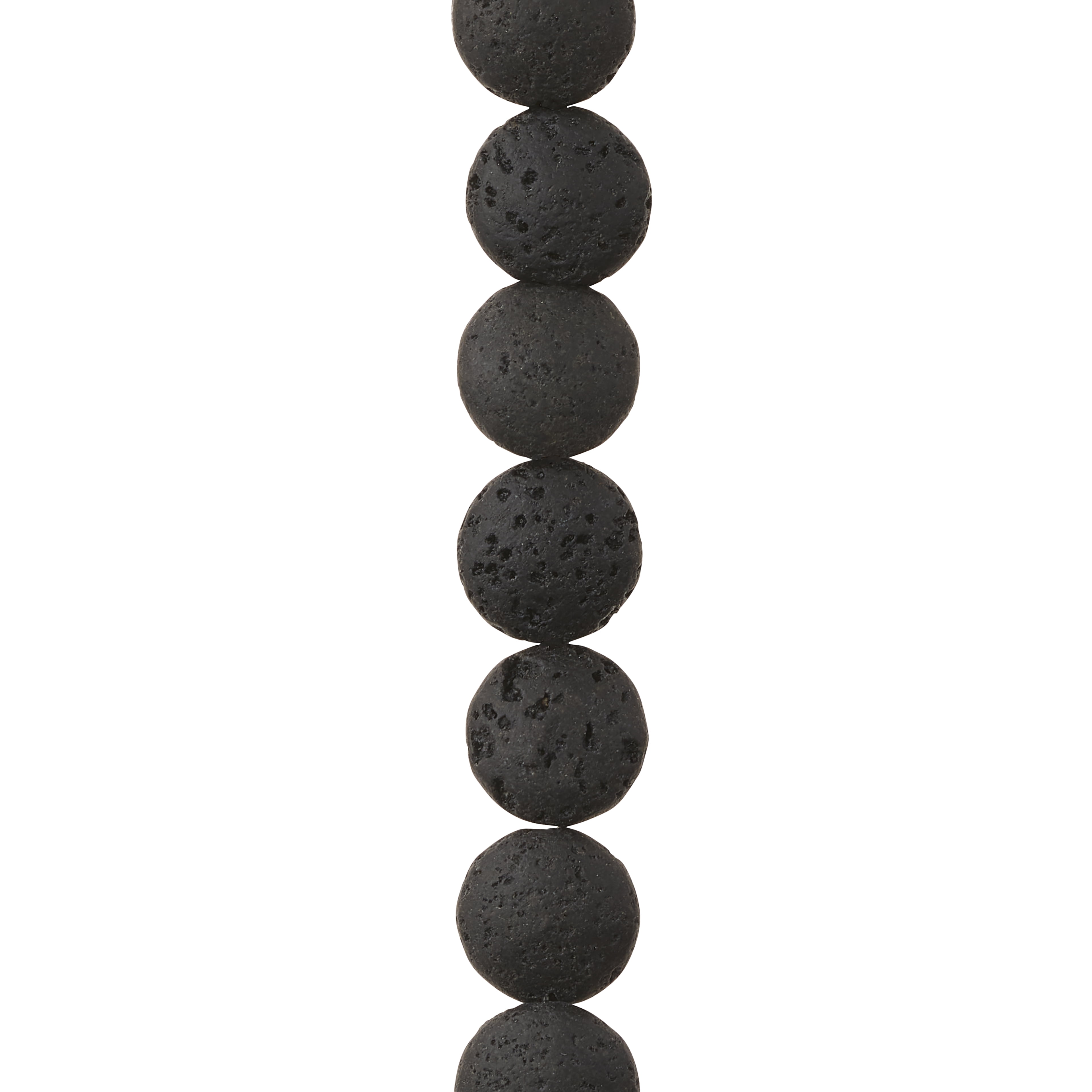 Black Lava Stone Lentil Beads - 12mm by Bead Landing - Walmart.com