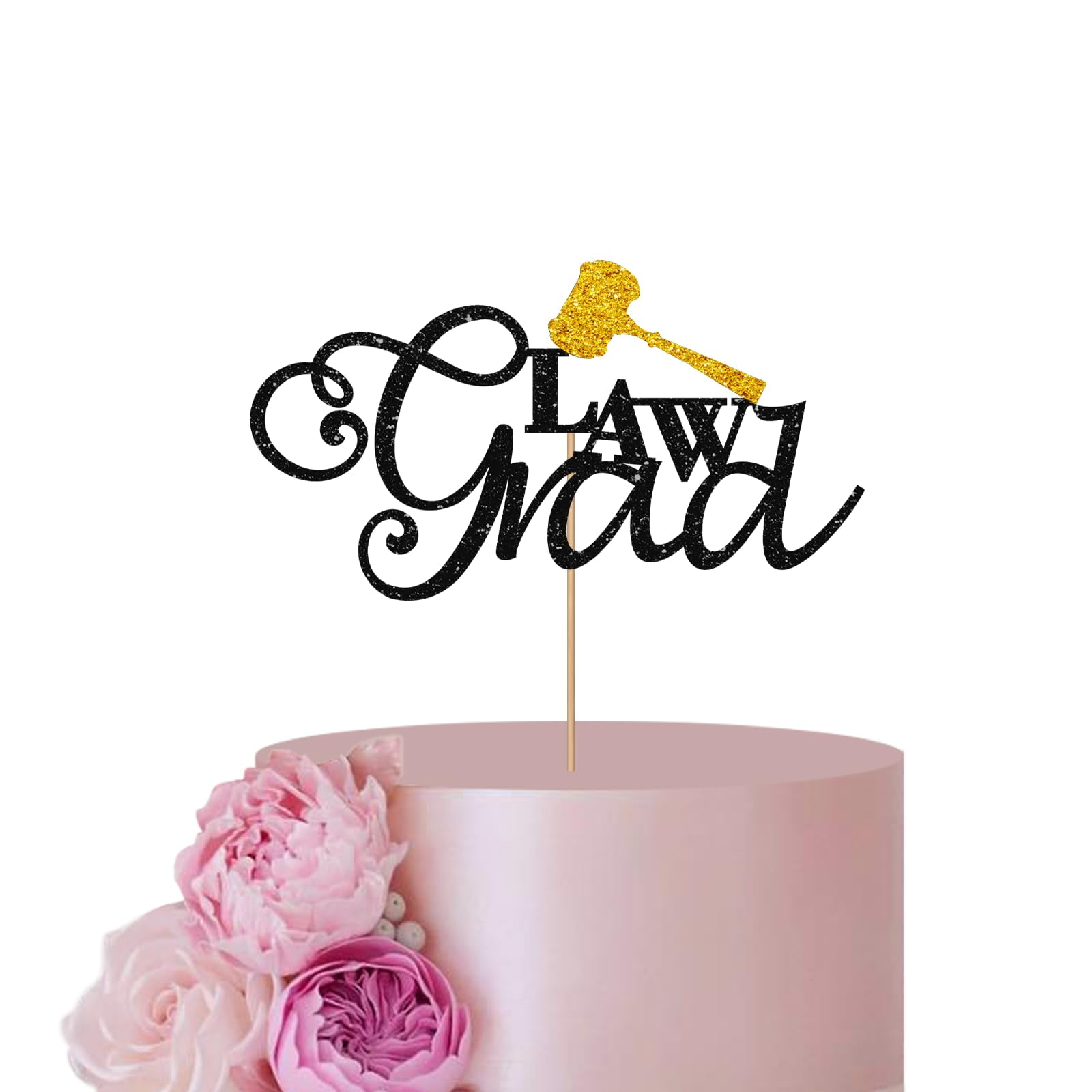 Black Law Grad TWE5 Cake Topper for Law School Students Graduation ...