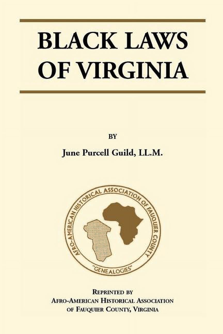 Black Laws of Virginia - Walmart.com