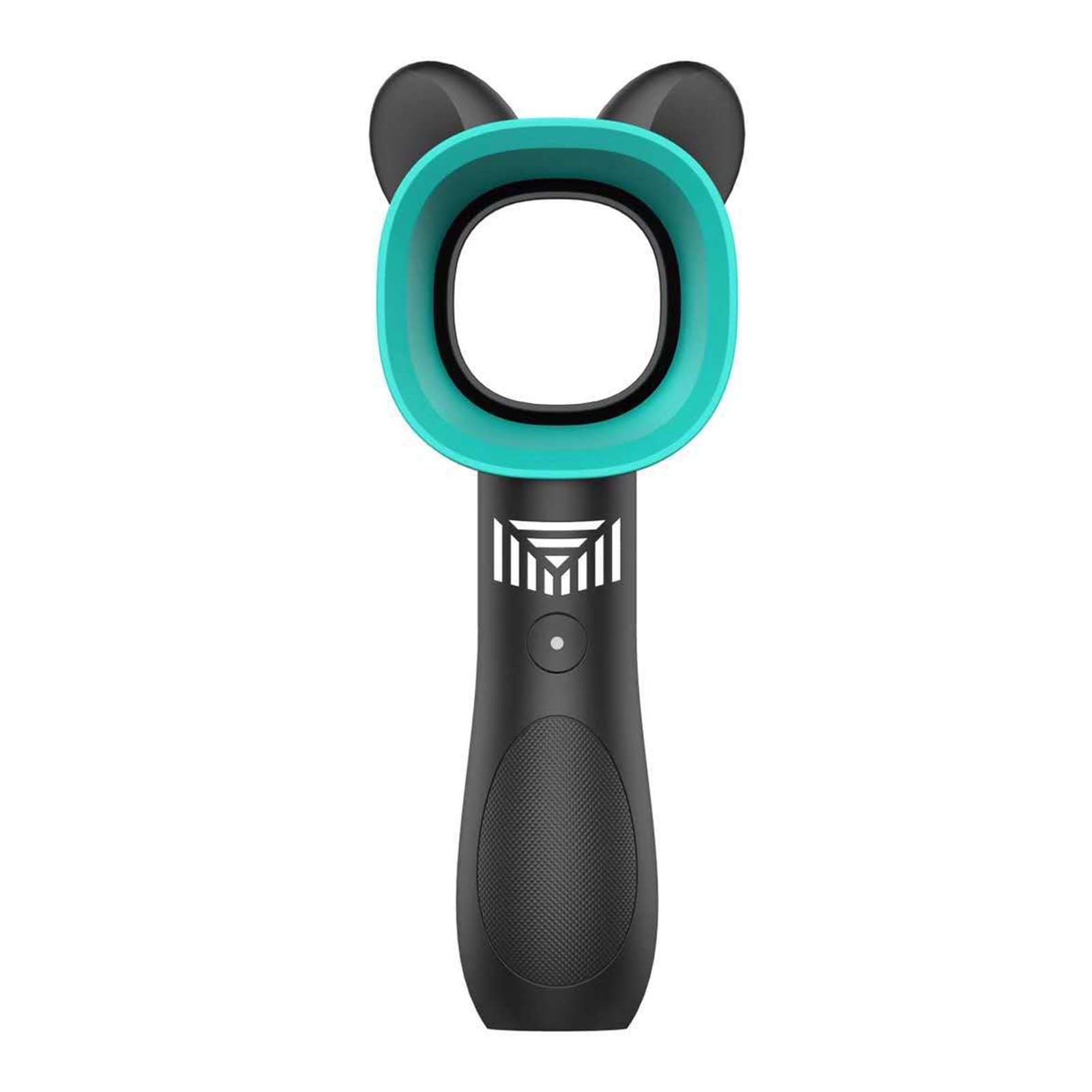 Black Leafless Handheld Mini Fan, Portable Cartoon Shaped Electric Fan ...