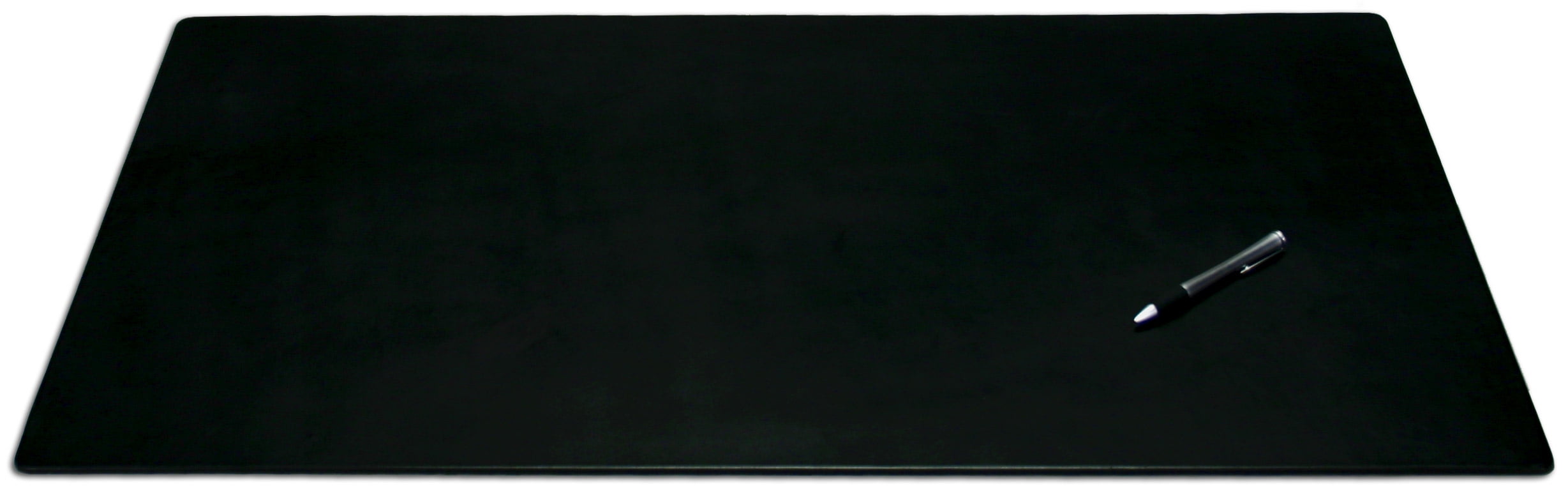 Black Leather 38 x 24 Desk Mat without Rails - Walmart.com