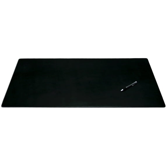 Black Leather 38 x 24 Desk Mat without Rails - Walmart.com