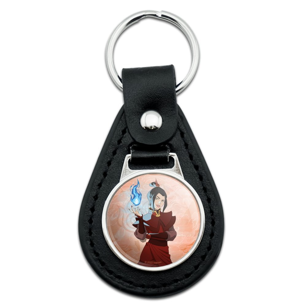 Black Leather Avatar the Last Airbender Azula Keychain - Walmart.com