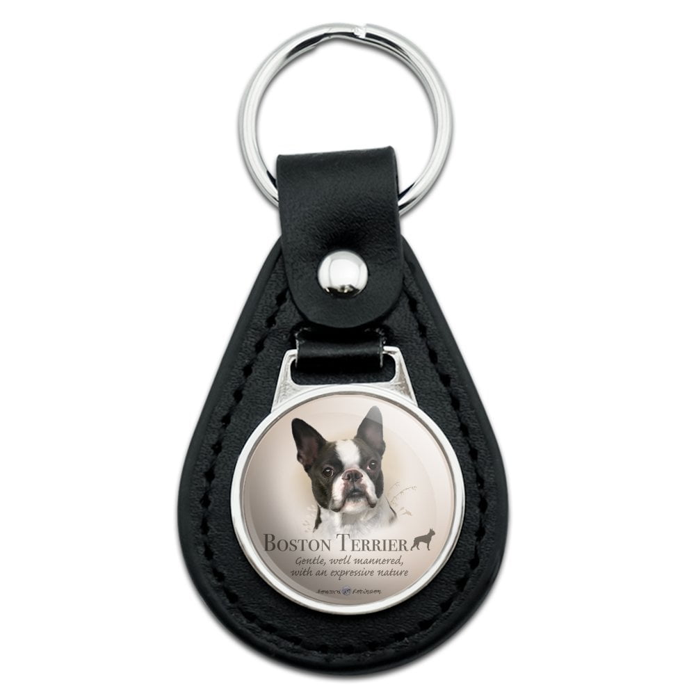 Boston Terrier Keychain