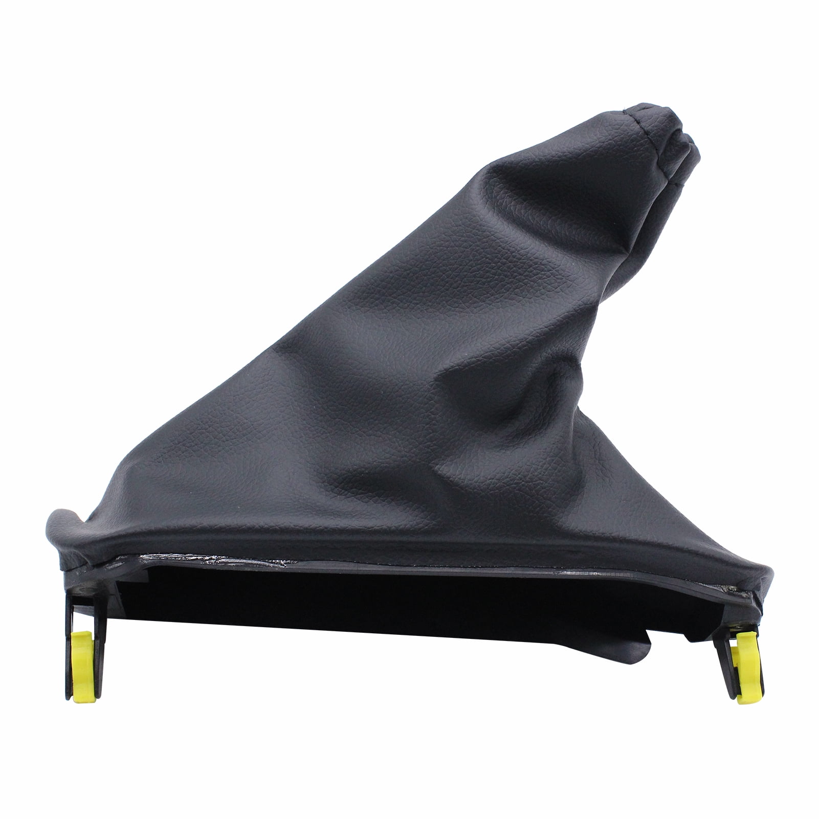Black Leather Car Shifter Knob Boot & Hand Brake Cover - Replacement ...