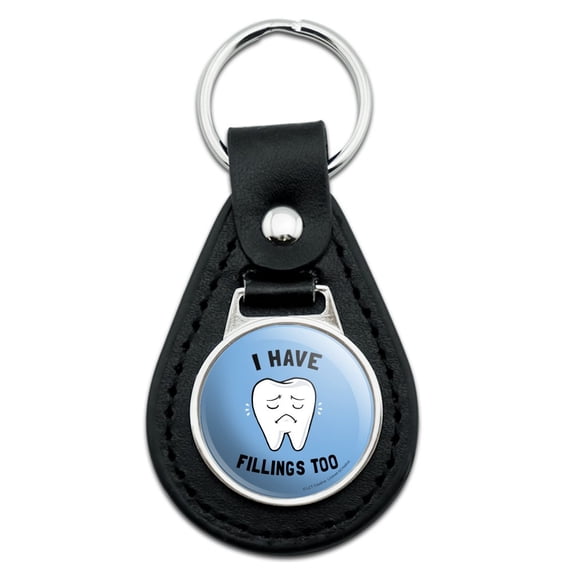 Black Leather I Have Fillings Too Tooth Feelings Dentist Funny Humor ...