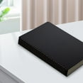 Black Leather Notebook, Thick Paper Journal, Soft Cover Writing Notepad ...