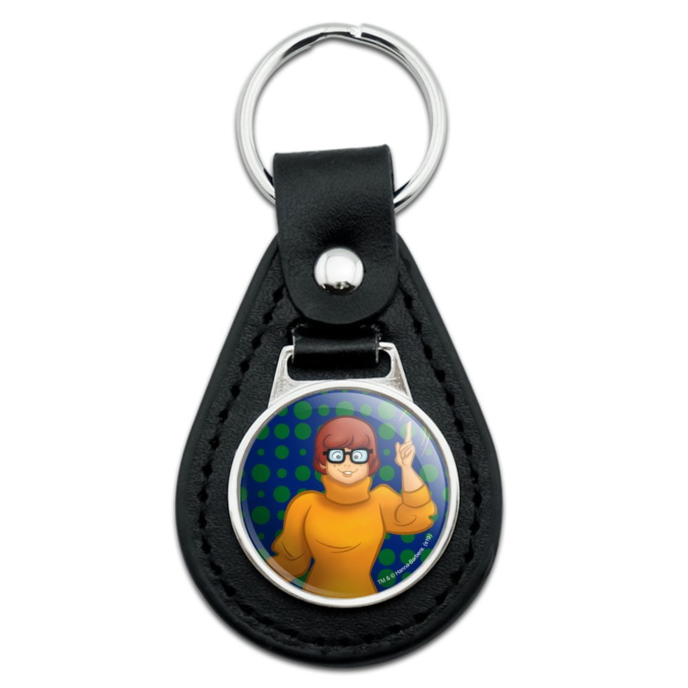 Black Leather Scooby Doo Velma Character Keychain - Walmart.com