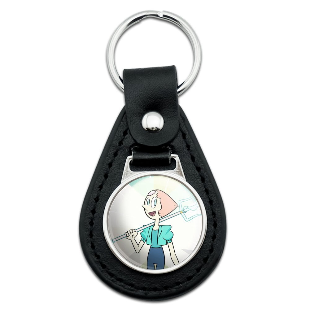 Black Leather Steven Universe Pearl Keychain - Walmart.com