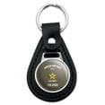 Black Leather U.S. Army Proud Mother of a Soldier Keychain - Walmart.com