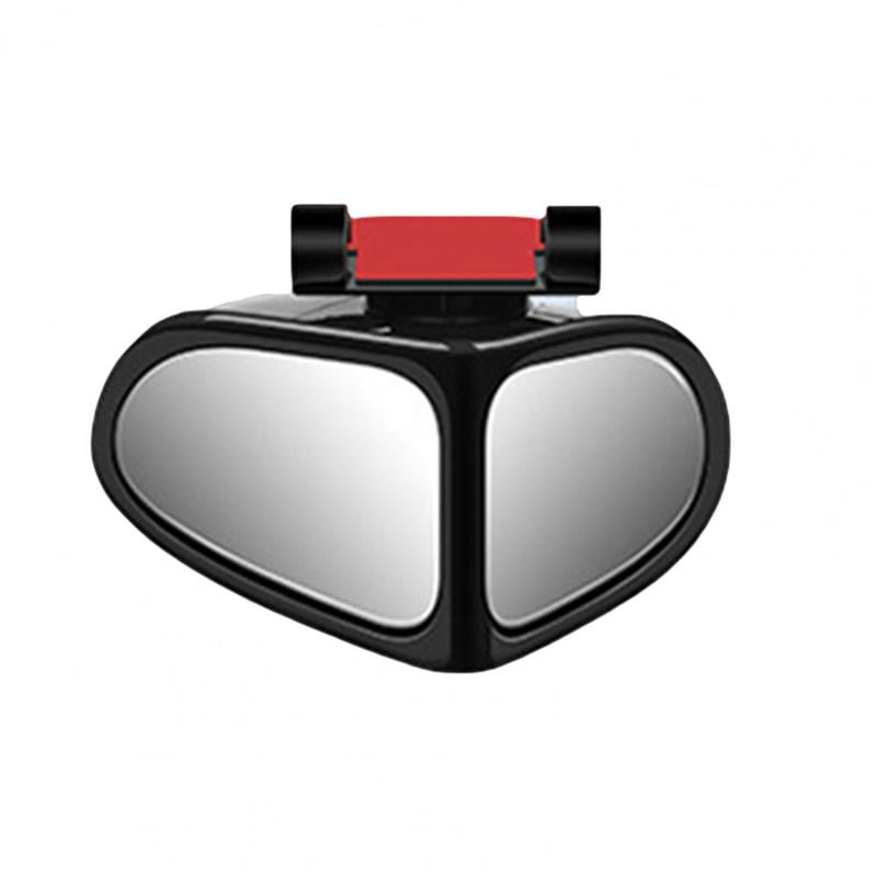 Black Left-60 Degree Rotatable 2 Side Car Blind Spot Convex Mirror ...
