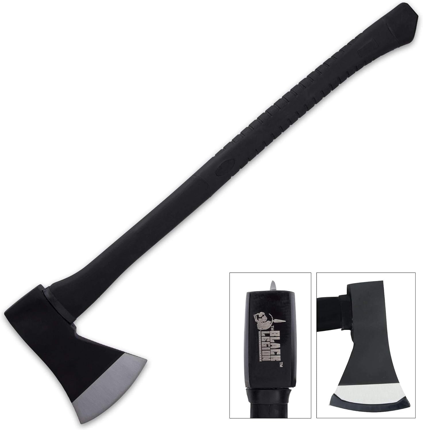 Black Legion Wood Splitting Long Axe - 28” Length | Chopping & Felling ...