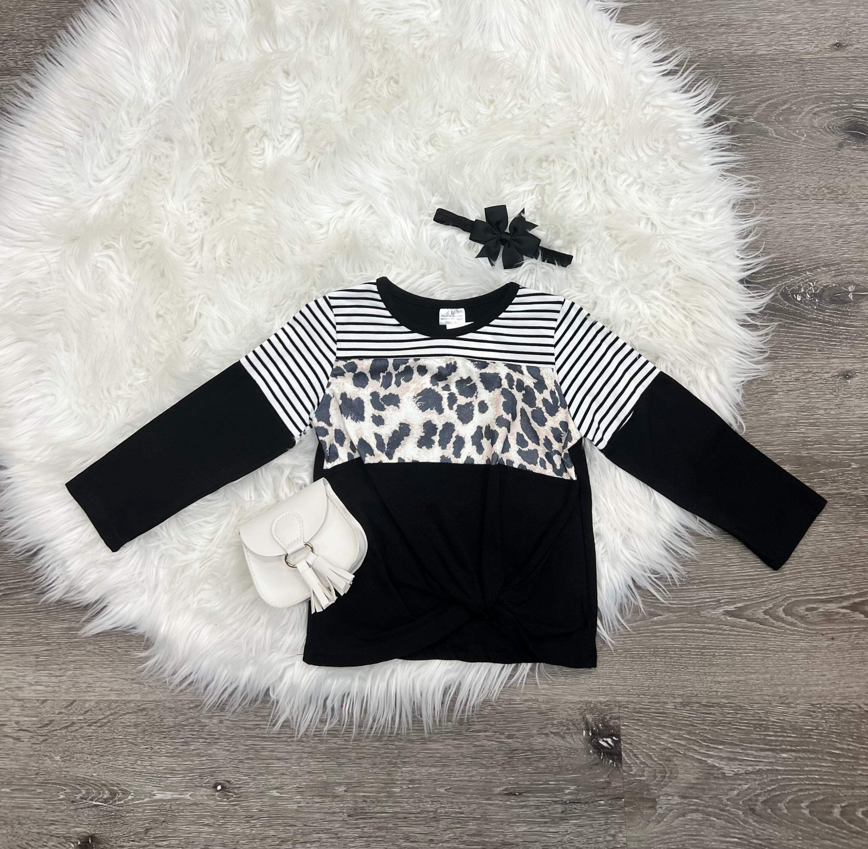 Black Leopard Long Sleeve - Walmart.com
