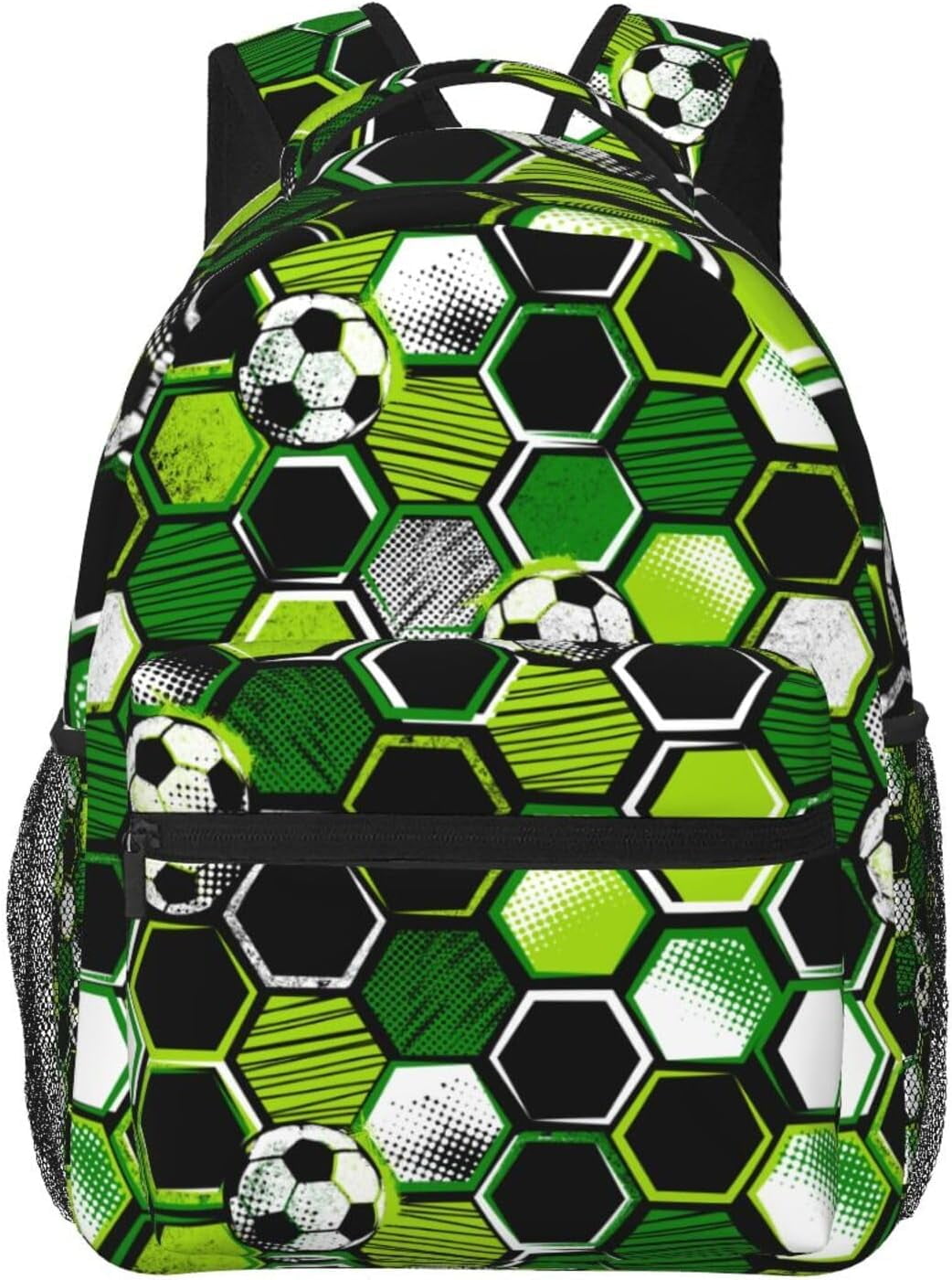 Black Leopard Print Backpack School Bag For Students Teens Men Women ...