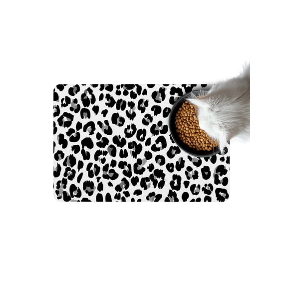 Black Leopard Stripes Doormat Non Slip Diatomaceous Earth Door Mat ...