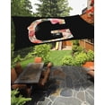 Black Letter G Flower Sun Shade Sail 14'X18' Watercolor Alphabet G Pink ...