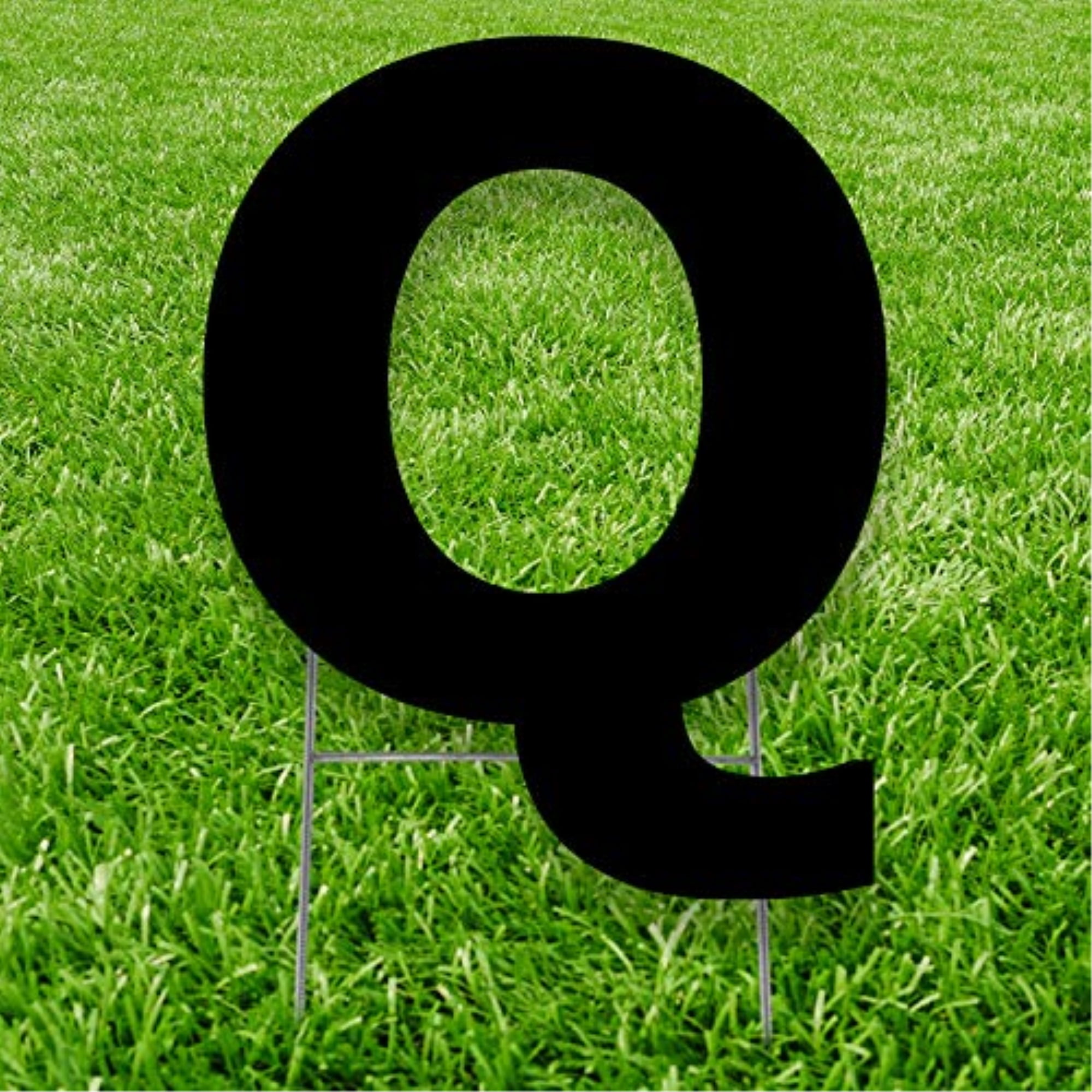 Black Letter Q 20 inches tall - Walmart.com