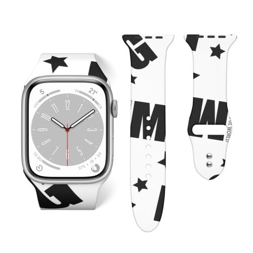 Black Letters Collections Youth Men Women Youth Stylish Silicone ...