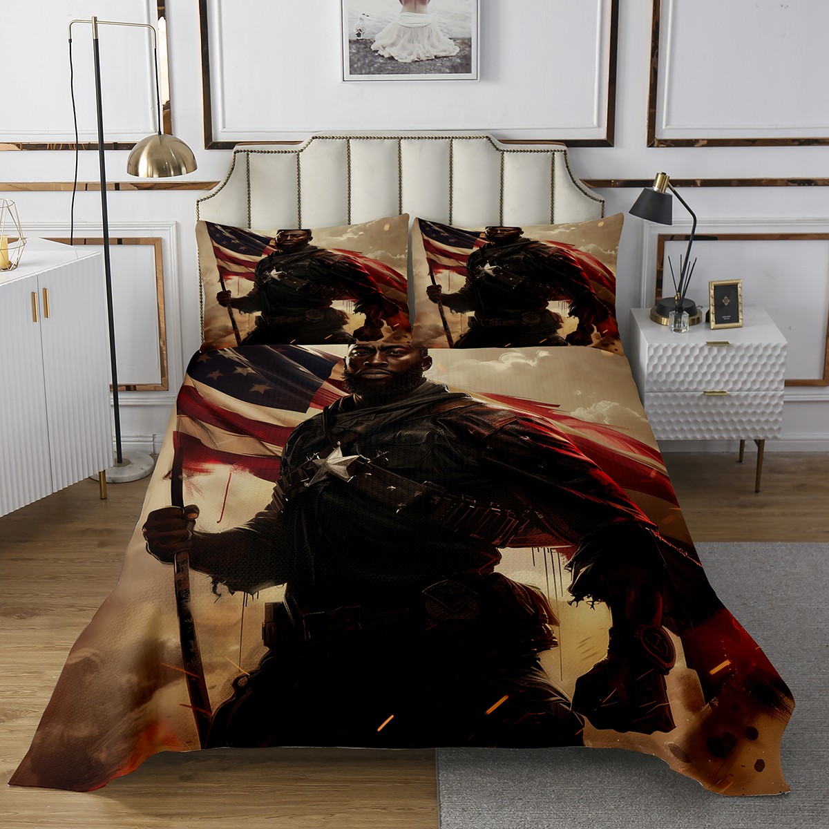The Black Liberation Day Coverlet Set Black Pride Bedding Queen Size ...