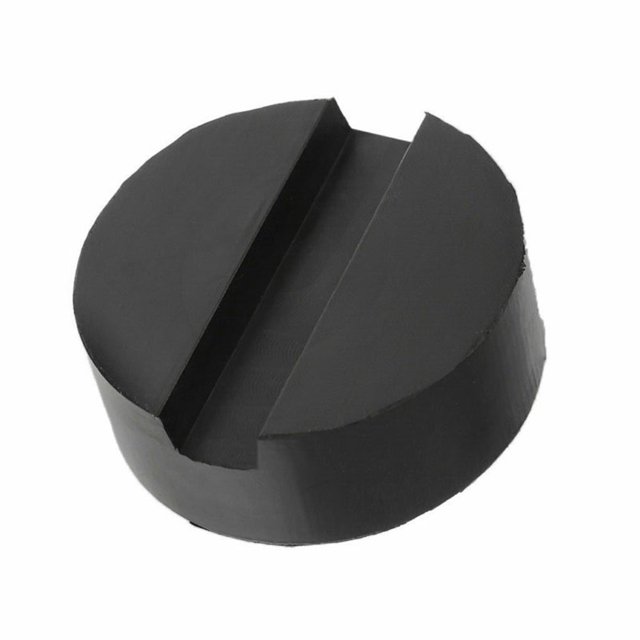 Black Lifting Jack Adapter Pinch Weld Side Pad Rubber Block Crane Tool ...