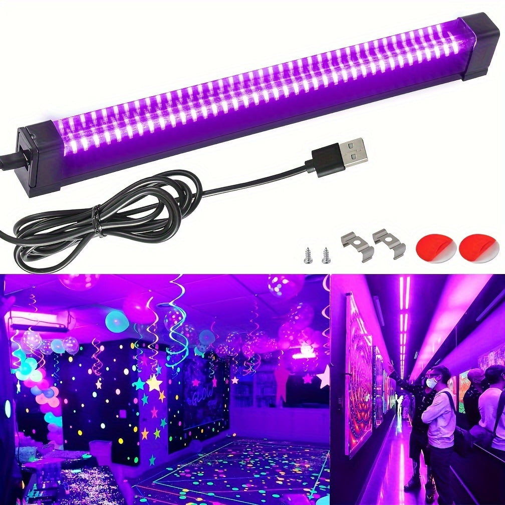 Black Light Bar 1LED Blacklight for Fluorescent Tapestry Poster Body ...
