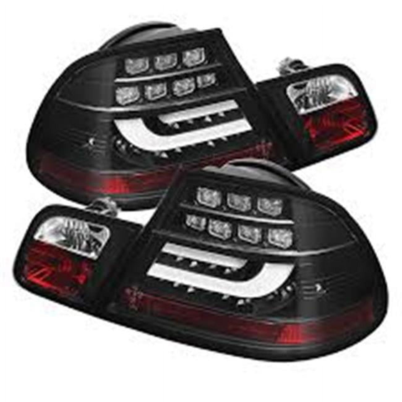 Black Light Bar Style LED Tail Lights for BMW E46 3-Series 2004-2006 2 ...