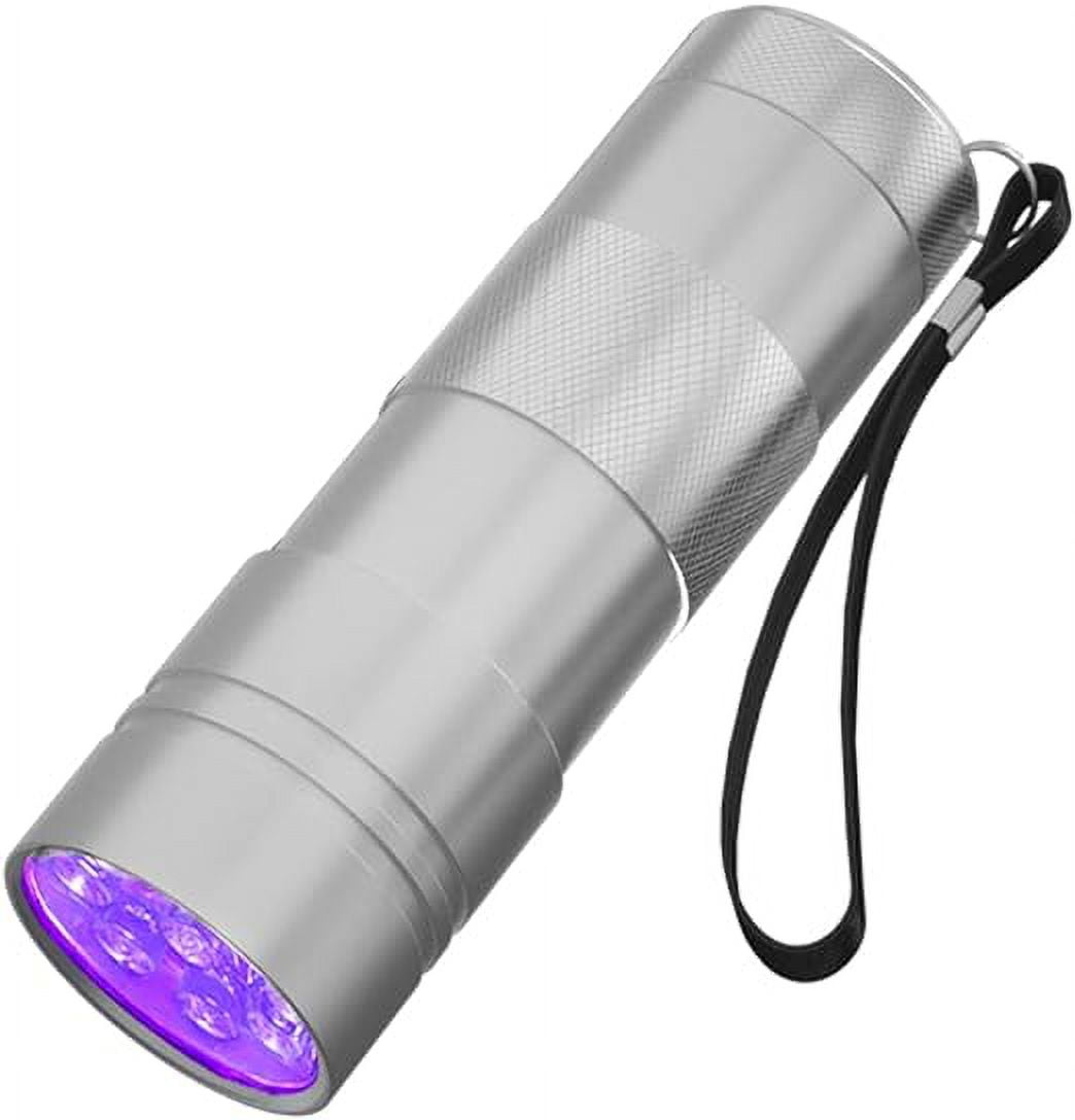 Black Light Flashlight, 12LED 395nm UV Handheld Black Light, Mini Torch Light, Dogs Urine ...