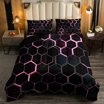Black and Green Comforter Set Twin,Modern Geometric Gaming Bedding Set ...