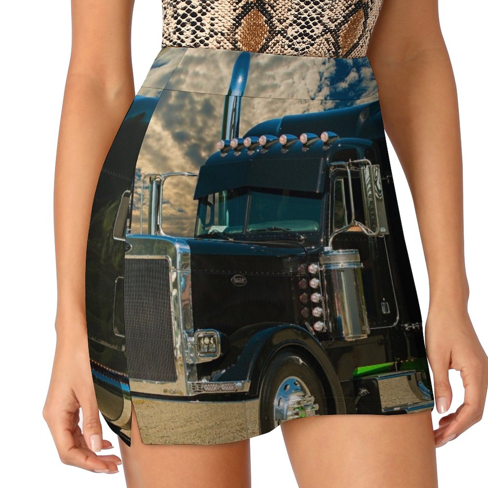 Black Light Proof Trouser Skirt elegant dresses for women skirt set ...