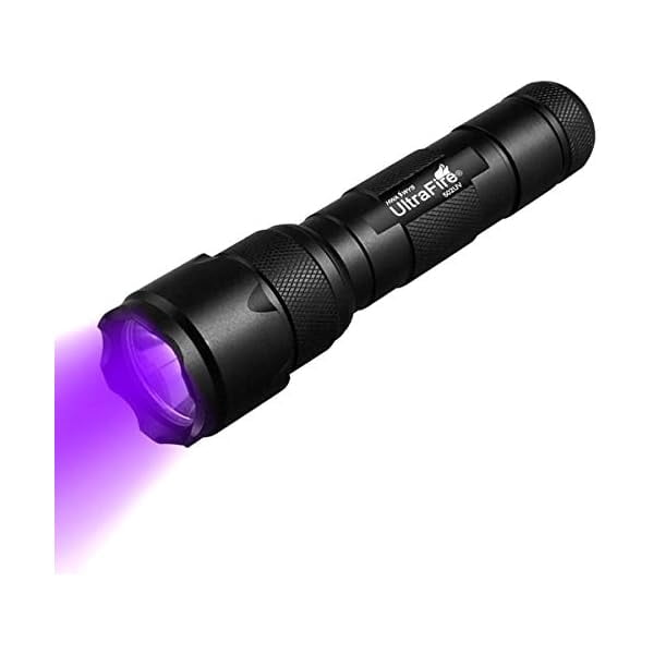 Black Light UV Flashlight, Super Power UV 395-405 nm LED WF-502B ...