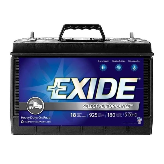 Black Lightning Exide Lead-Acid 12 Volt Automotive Battery Group Size ...
