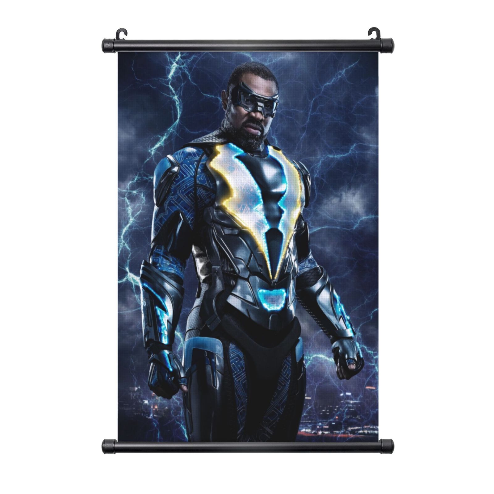 Black Lightning Posters Wall Hanging Black Plastic Shaft Poster Home ...