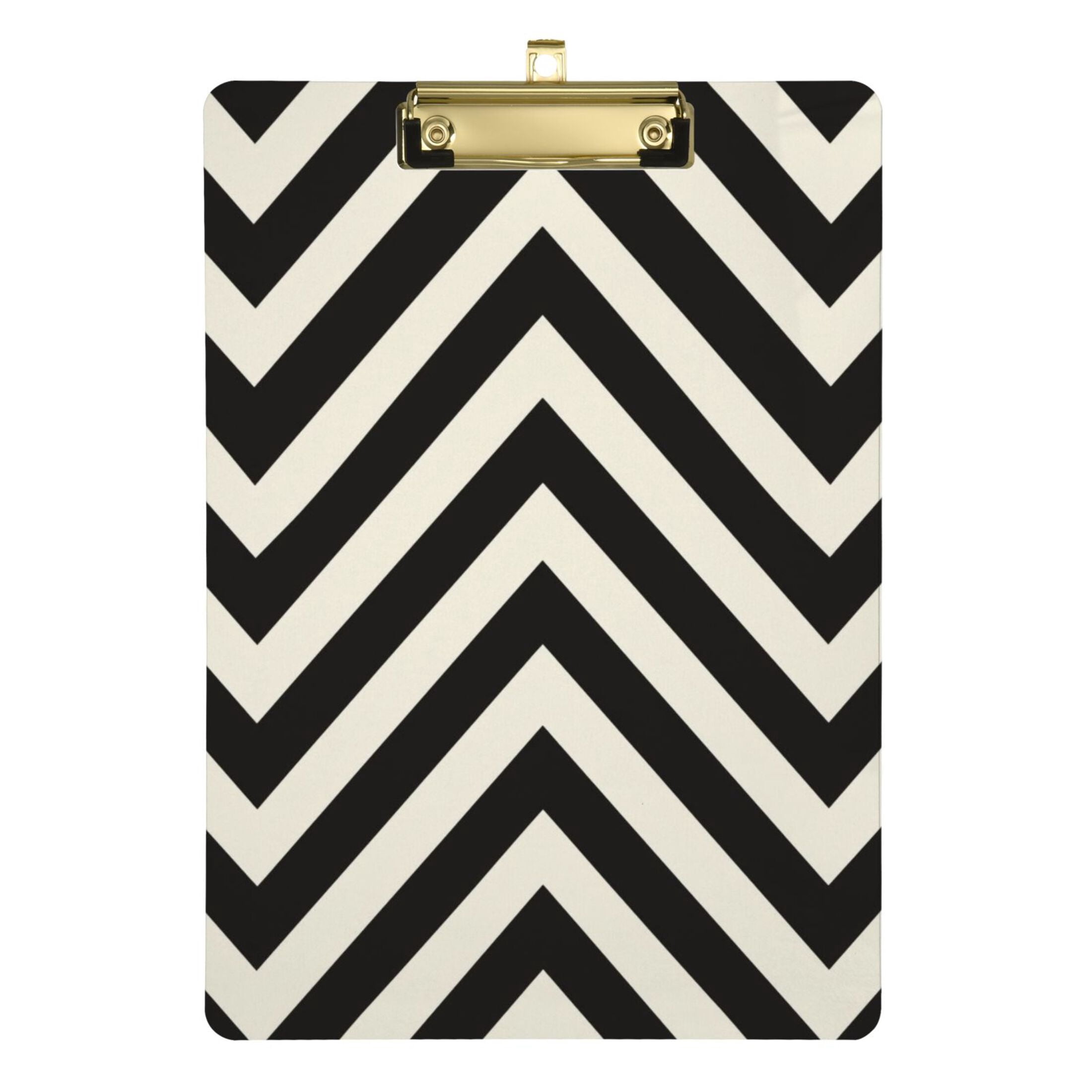 Black Line Acrylic Clipboards 12 x 9 Inch A4 Size with Low Profile Clip ...