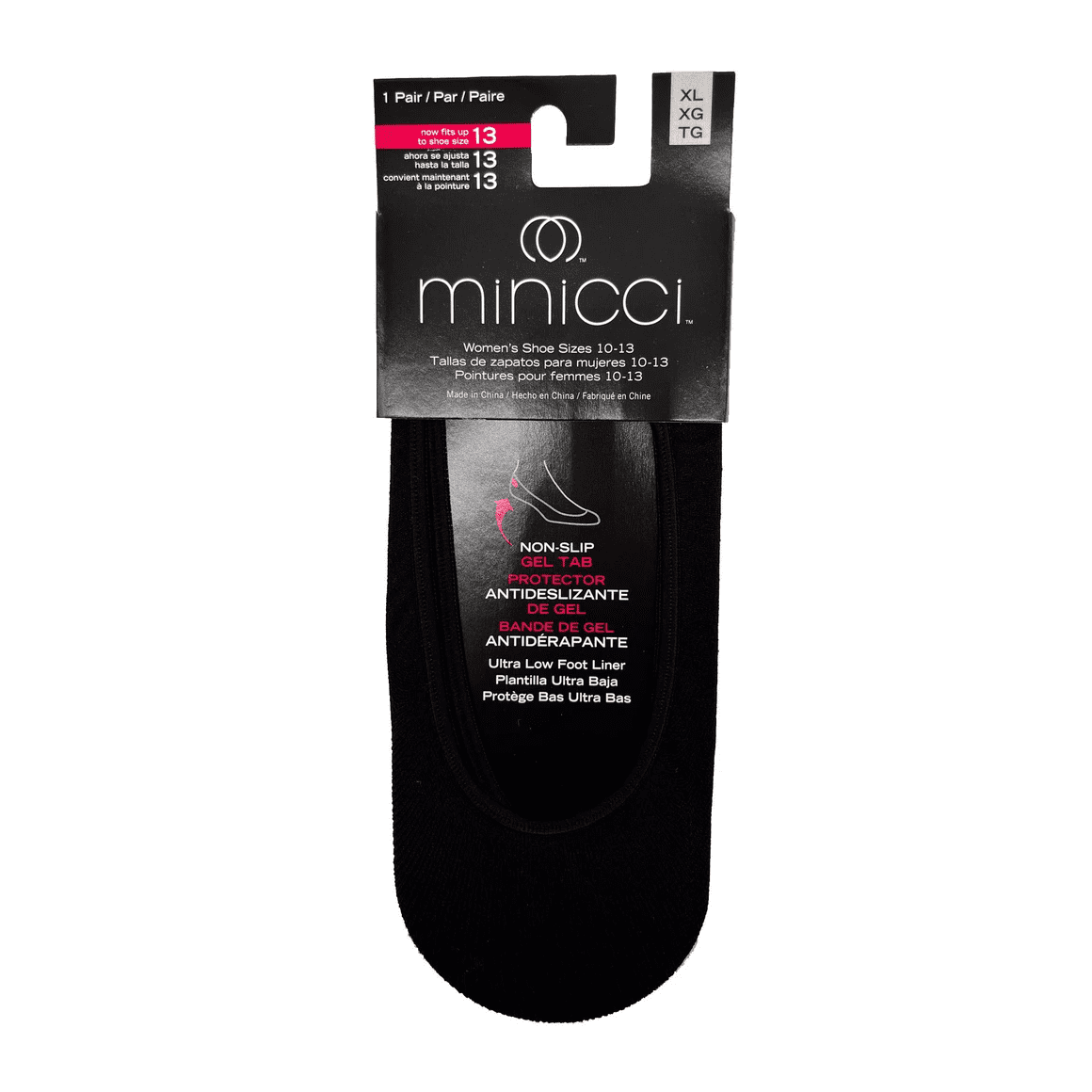 Black Liner Socks Size XL, No Show Socks for Men, Women, Lightweight ...