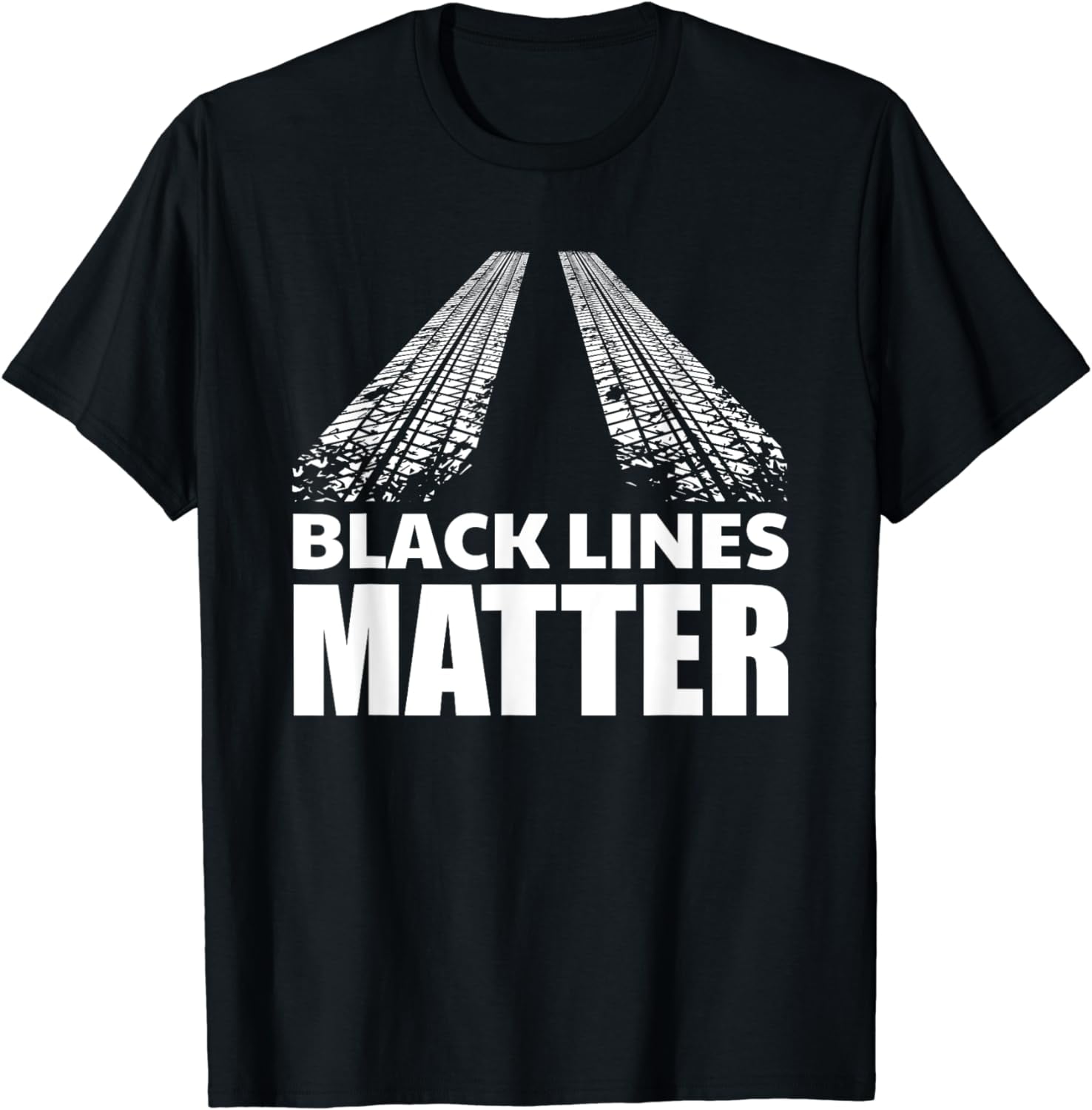 Black Lines Matter | Cool Vehicle Car Burnout Gag Gift T-Shirt ...