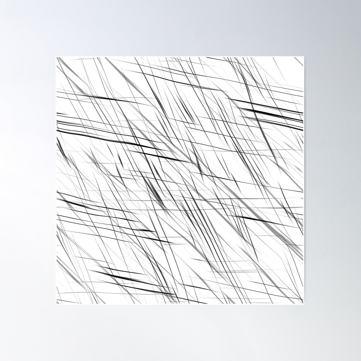 Black Lines,Simple Design Poster Wall Art, Modern Wall Decor For Living ...